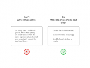 Do's and Don'ts for Effective Progress Report - Weekdone